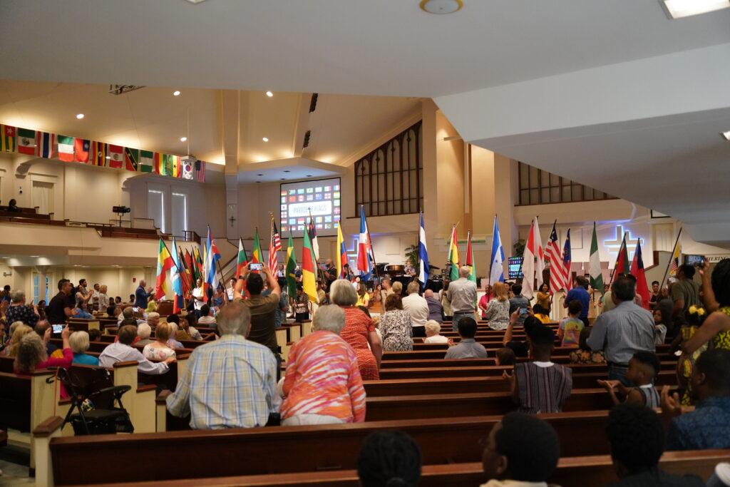 Parade of Flags at First Baptist Duluth shows Acts 17 in action, pastor ...