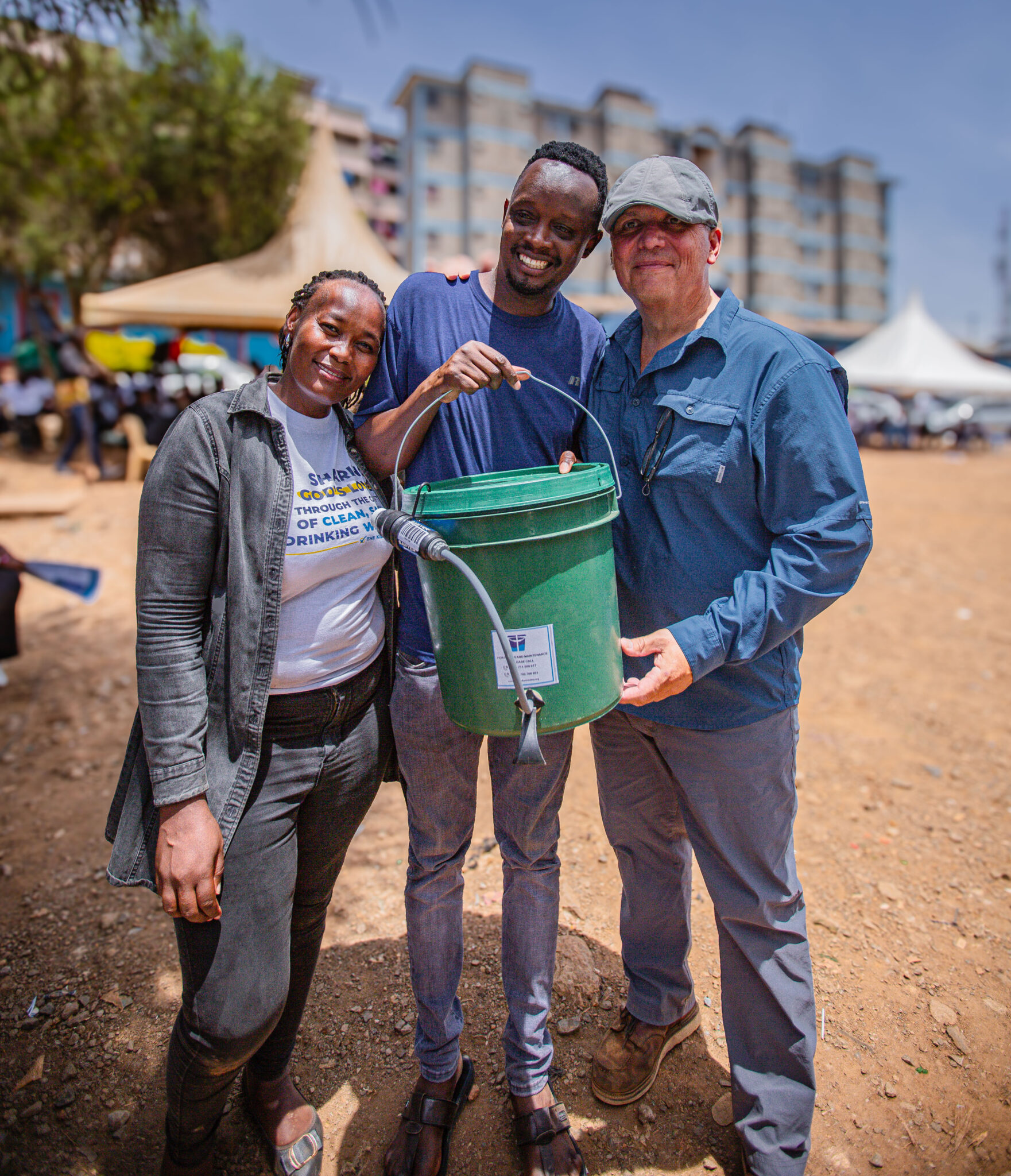 Bucket Ministry provides clean water, Living Water to contaminated slum ...