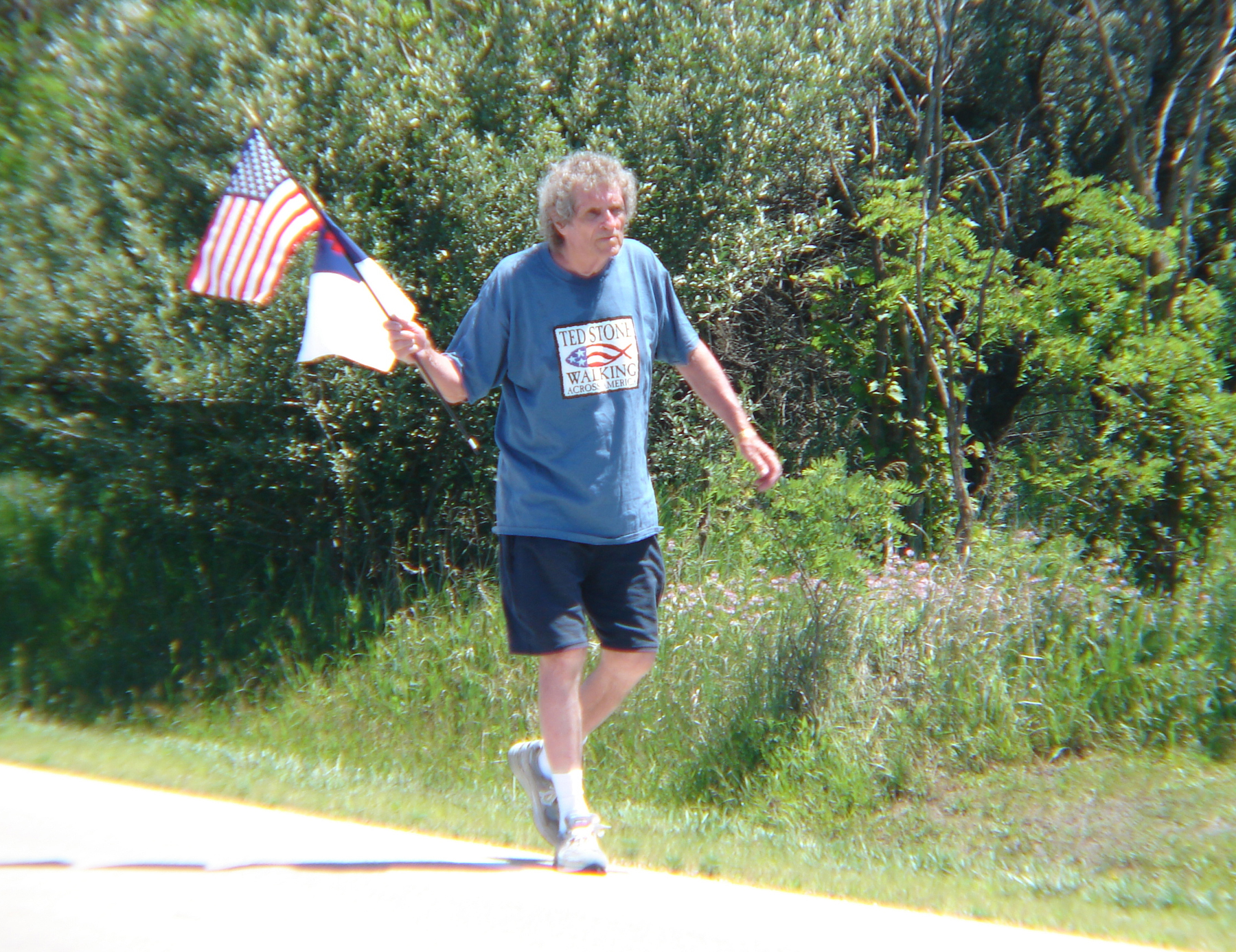Week 1: Ted Stone walks 75 miles, chronicles Ill. encounters | Baptist ...