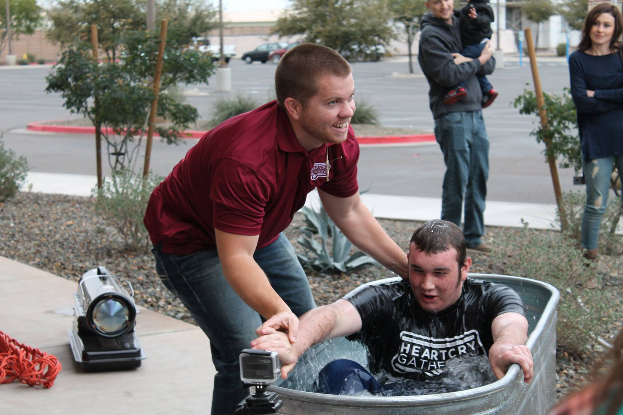 Millennial church launches with 8 baptisms | Baptist Press
